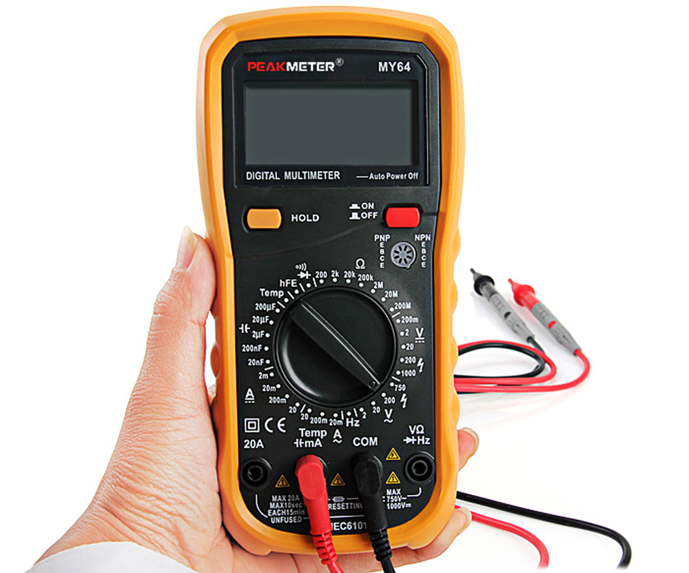 Capacitance Symbol On Multimeter